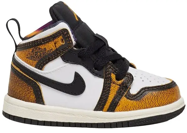 JORDAN 1 Mid Se Sneakers - Black/taxi/white