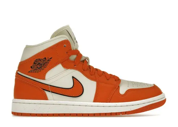 JORDAN 1 Mid Se Sneakers - Coconut Milk/sport Spice/black