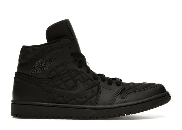JORDAN 1 Mid Se Quilted - Black