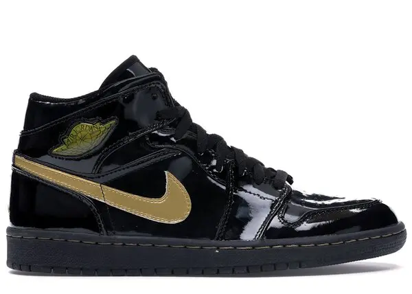 JORDAN 1 Retro - Black/metallic Gold