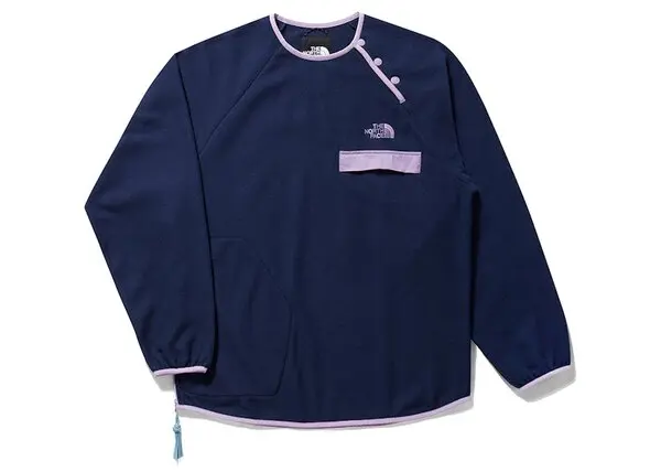 The North Face X Clot Fleece Pullover - Navy Blue