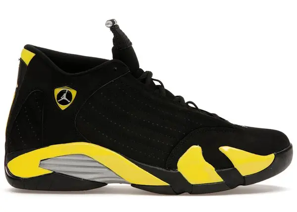 JORDAN Air Retro Thunder Sneakers - Black/vibrant Yellow/white