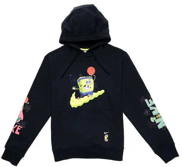 Nike Kyrie X Spongebob Dri-fit Patrick Star Hoodie - Black