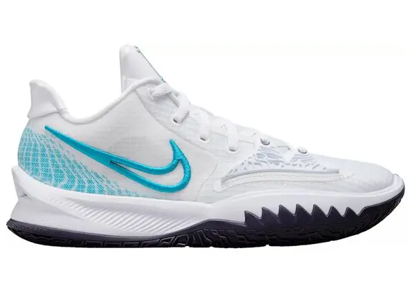 Nike Kyrie 4 Low Sneakers - White/dark Raisin/laser Blue