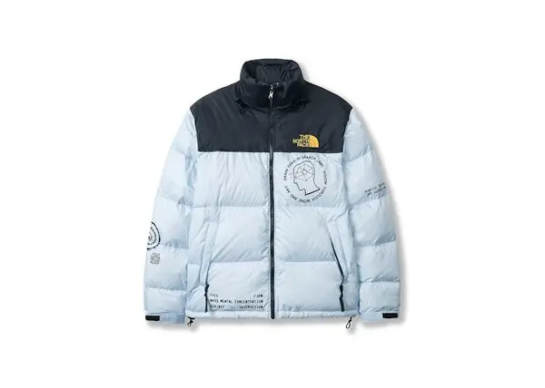 The North Face X Brain Dead Nuptse Jacket - Sky Blue