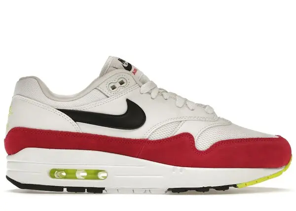 Nike Air Max 1 - White/black/volt