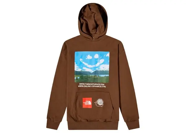 The North Face X Online Ceramics Pullover Hoodie - Earth Brown