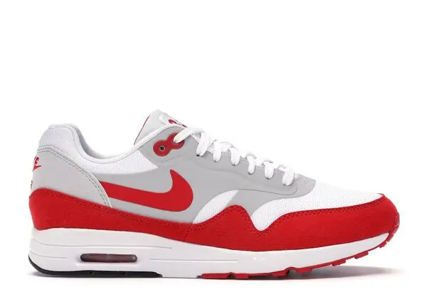 Nike Air Max 1 Ultra Air Max Day Sneakers - White/university Red/neutral Grey