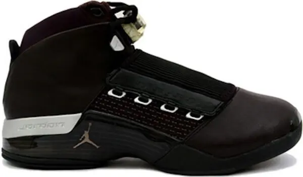 JORDAN 17 High-top Sneakers - Black/metallic Silver