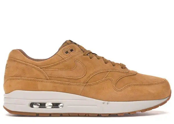 Nike Air Max 1 Sneakers - Wheat/light Bone/gum Medium Brown