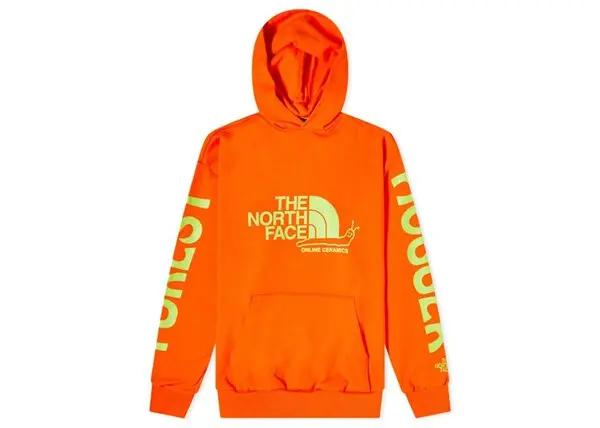 The North Face X Online Ceramics Pullover Hoodie - Red/orange