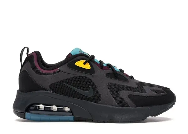 Nike Air Max 200 Sneakers - Black/anthracite/bordeaux