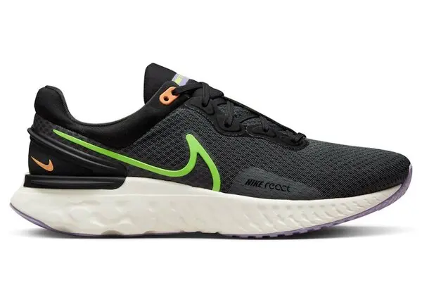 Nike React Miler 3 Sneakers - Anthracite/ghost Green/black