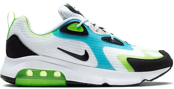 Nike Air Max 200 Sneakers - White/electric Green/oracle Aqua