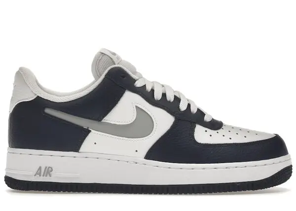 Nike Air Force 1 Low Sneakers - White/navy Blue/grey