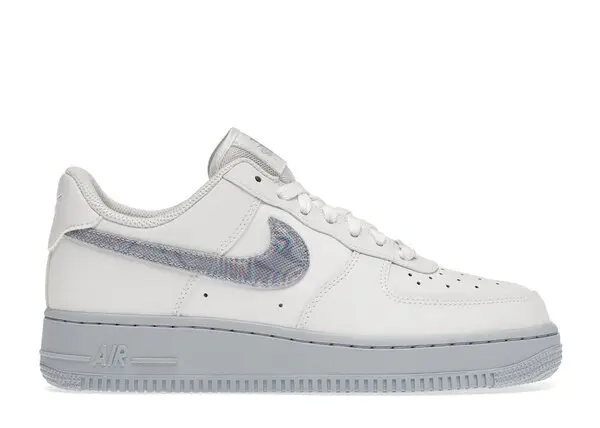 Nike Air Force 1 Low Sneakers - White/hydrogen Blue/laser Blue