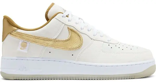 Nike Air Force 1 Low Worldwide Katakana Gold - White/platinum Tint/pure Platinum