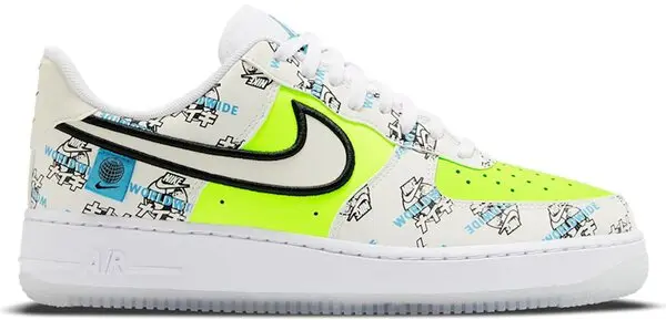 Nike Air Force 1 Low Worldwide Katakana Sneakers - White/black