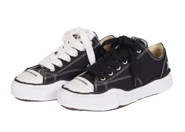Mihara Yasuhiro Peterson Og Sole Low Mastermind Phenomenon Type A Sneakers - Black/tiger Camo/white