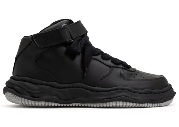 Mihara Yasuhiro Wayne High-top Sneakers - Black/white