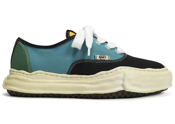 Mihara Yasuhiro Baker Od Og Sole Canvas Low - Blue/black/green