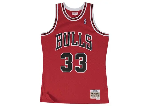 Mitchell & Ness Chicago Bulls 1997-98 Scottie Pippen Swingman Jersey - Scarelet Red
