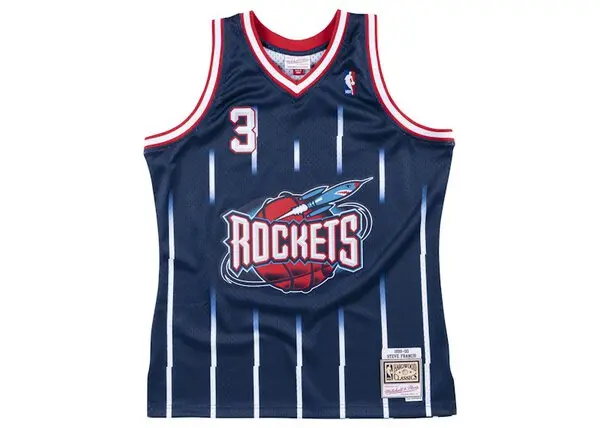Mitchell & Ness Houston Rockets 1999-00 Steve Francis Swingman Jersey - Navy Blue