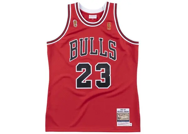 Mitchell & Ness Michael Jordan 1996-97 Chicago Bulls Authentic Nba Jersey - Red/black/white