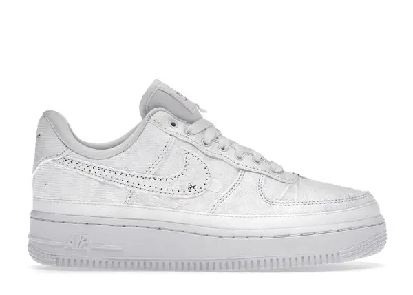 Nike Air Force 1 Lx Tear Away Red Swoosh - White