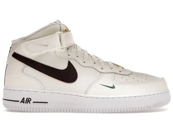 Nike Air Force 1 Mid '07 Lv8 40th Anniversary Sneakers - Sail/malachite/white