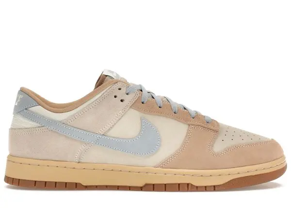 Nike Dunk Low Sneakers - Coconut Milk/light Armory Blue/sanddrift
