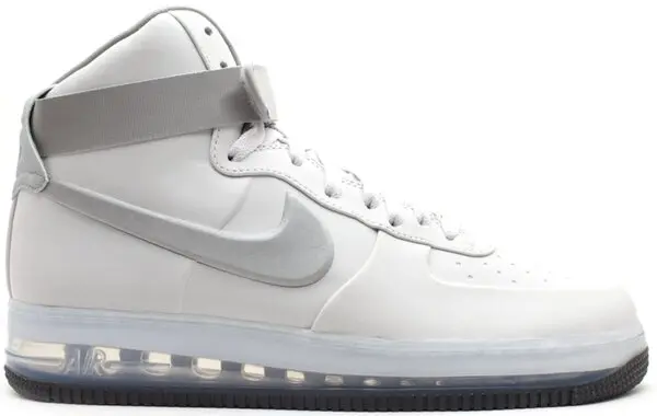Nike Force 1 Lux Max Air Sneakers - White/metallic Silver