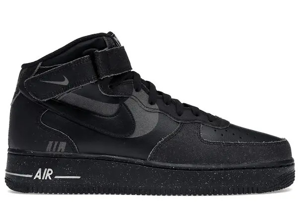 Nike Force 1 Mid '07 Lx Halloween Sneakers - Off Noir/black