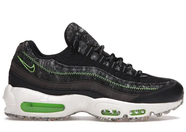 Nike Air Max 95 Move To Zeroin Sneakers - Black/electric Green