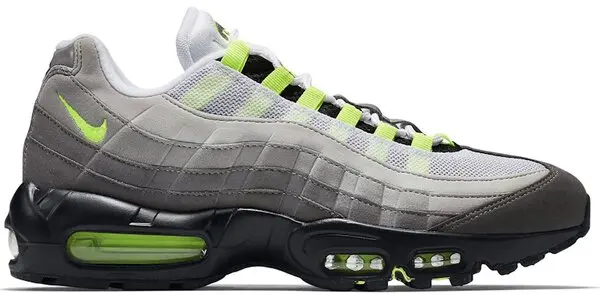 Nike Air Max 95 Sneakers - Black/volt/medium Ash