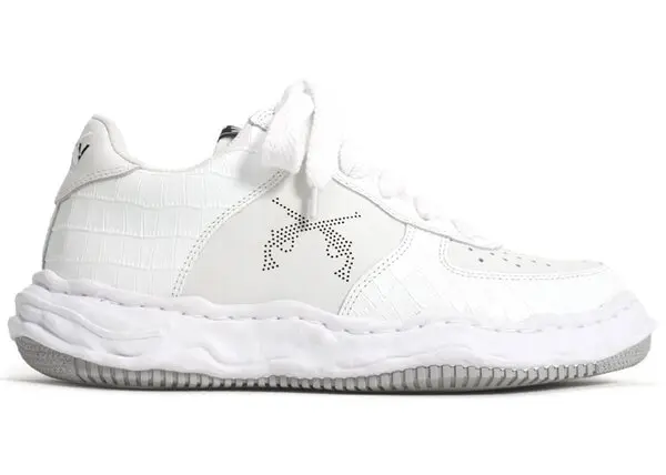 Mihara Yasuhiro Wayne Og Sole Leather Low Sneakers - White