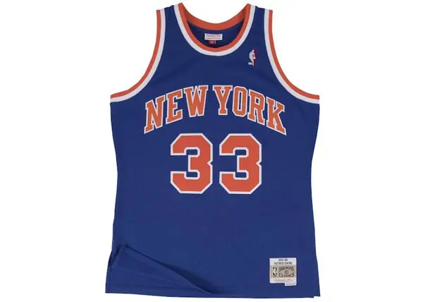 Mitchell & Ness New York Knicks Patrick Ewing 1991-92 Swingman Jersey - Royal