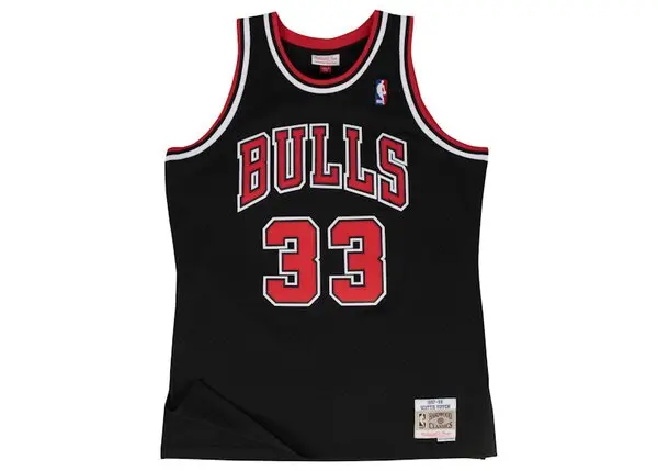 Mitchell & Ness Chicago Bulls 1997-98 Scottie Pippen Swingman Jersey - Black