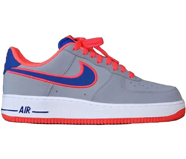 Nike Air Force 1 Low - Wolf Grey/game Royal/hot Punch