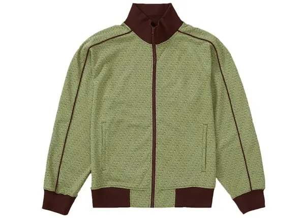 Supreme Repeat Track Jacket - Olive