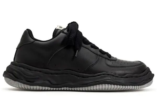 Mihara Yasuhiro Wayne Og Sole Low Sneakers - Black/white