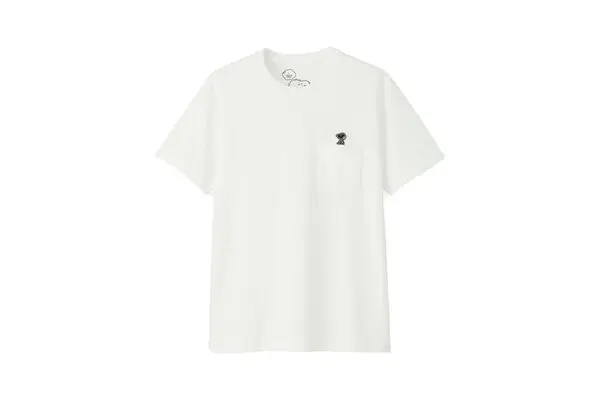 KAWS X Uniqlo X Peanuts Snoopy Pocket Tee Shirt - White