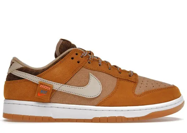 Nike Dunk Low Se Teddy Bear Sneakers - Praline/desert Ocher/hemp