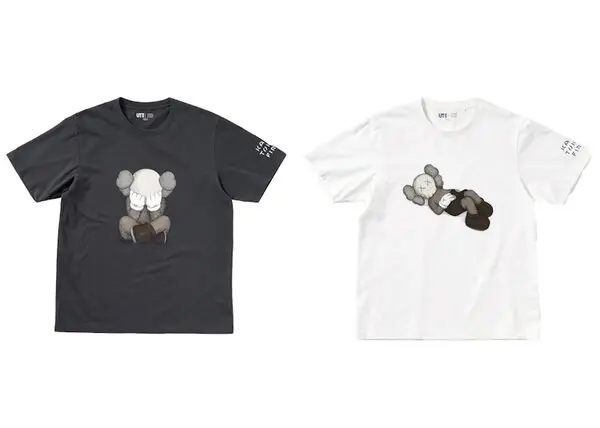 KAWS X Uniqlo Tokyo First Tee Shirt Graphic Tee Shirt Set 1