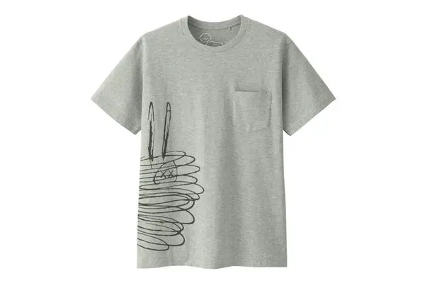 KAWS X Uniqlo X Peanuts Dust Cloud Pocket Tee