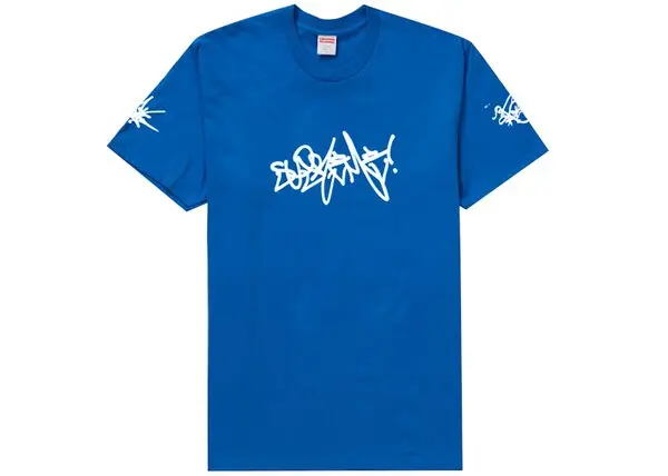 Supreme Rammellzee Tag Tee Shirt - Royal