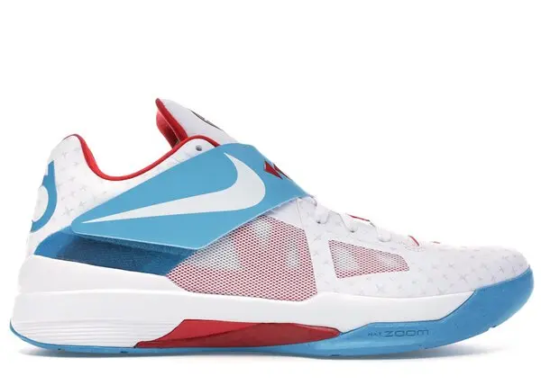 Nike Kd 4 N7 Sneakers - White/dark Turquoise