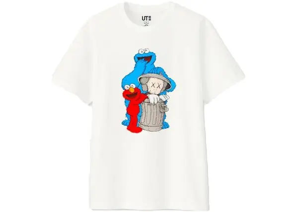 KAWS X Uniqlo X Sesame Street T-shirt - White