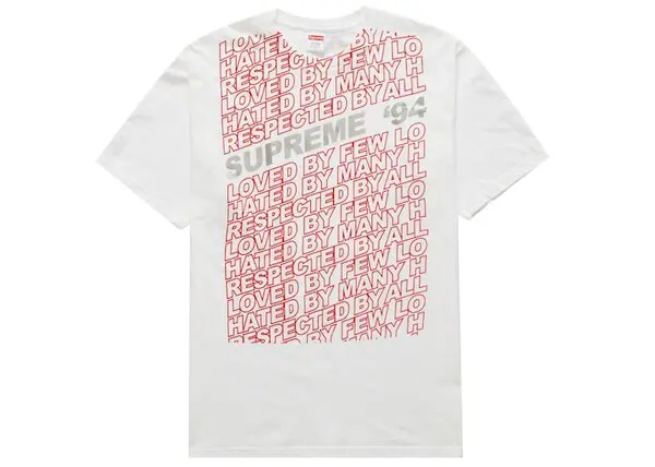 Supreme Respected Tee Shirt - White