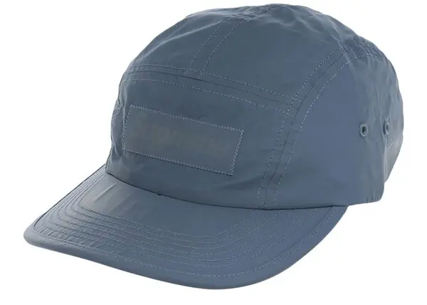Supreme Reflective Camp Cap - Blue